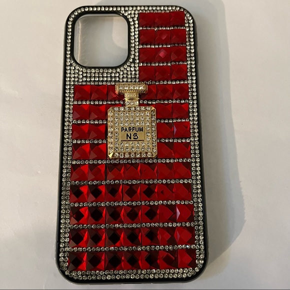 Accessories | Red Glitter Apple Iphone 12 Pro Max Case | Poshmark